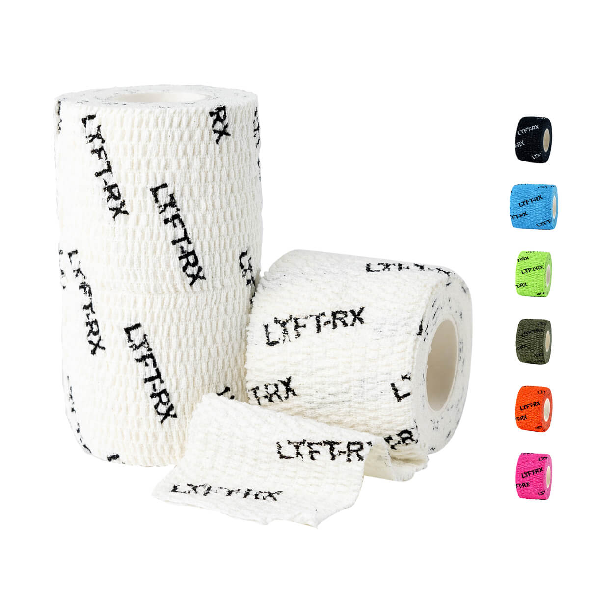 LYFT-RX Weightlifting Hook Grip Tape - White, 2-inch wide / 50mm